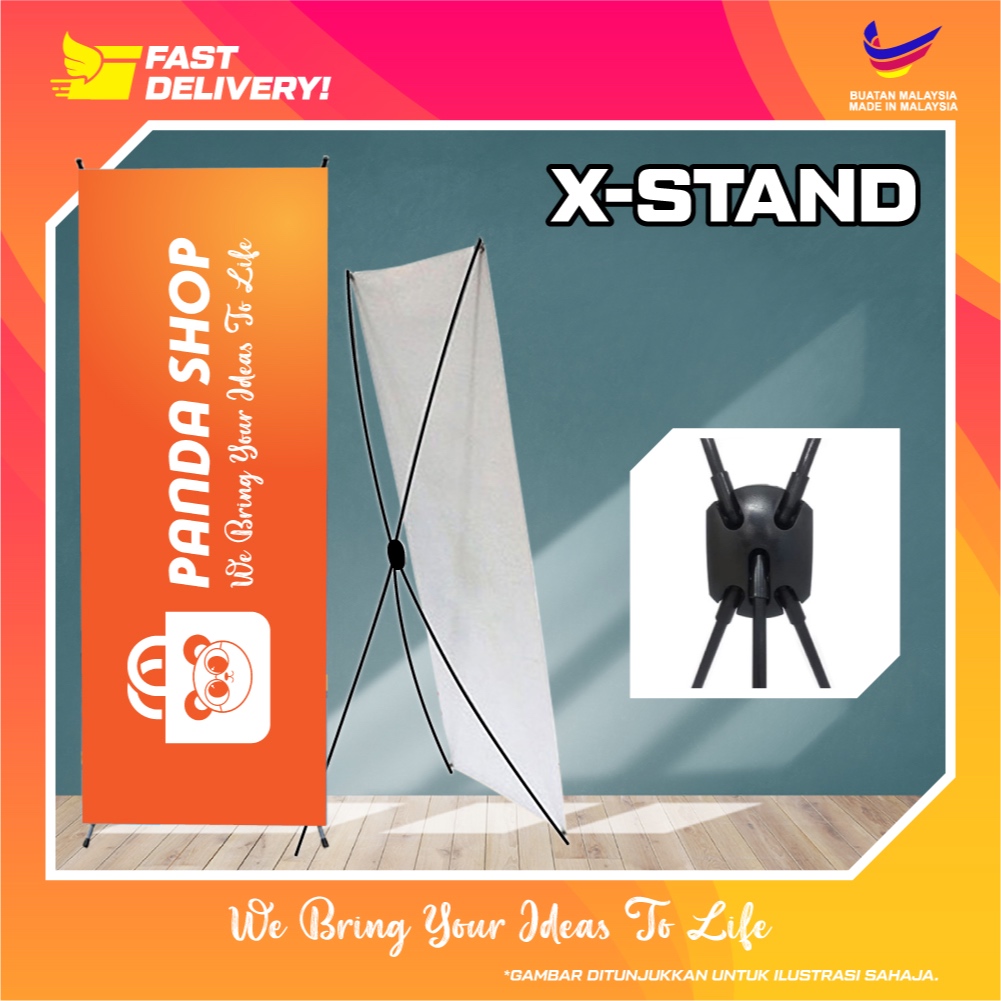 X STAND BUNTING / BANTING (STAND ONLY) | Shopee Malaysia
