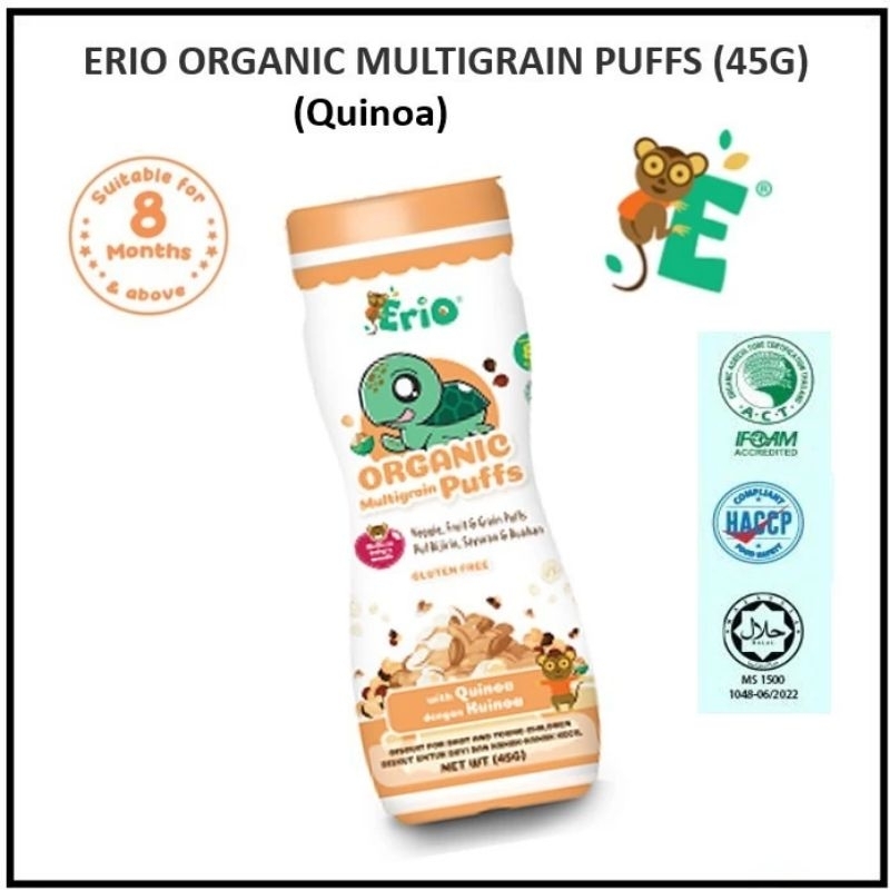 Erio Organic Multigrain Puff | Shopee Malaysia