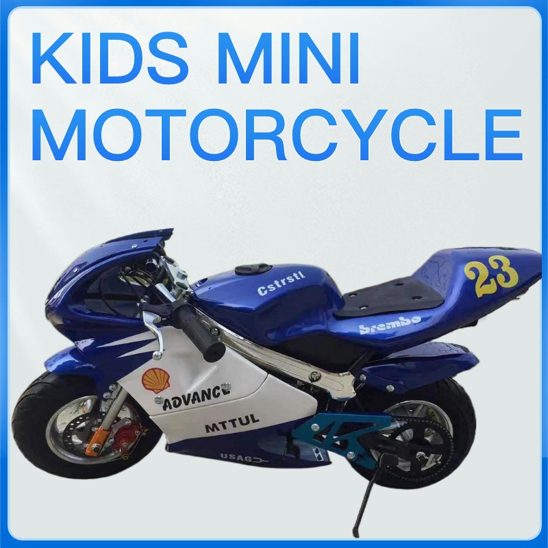 READY STOCK🔥Kids Mini Motorcycle Racing Car Braised 49CC With Gasoline ...