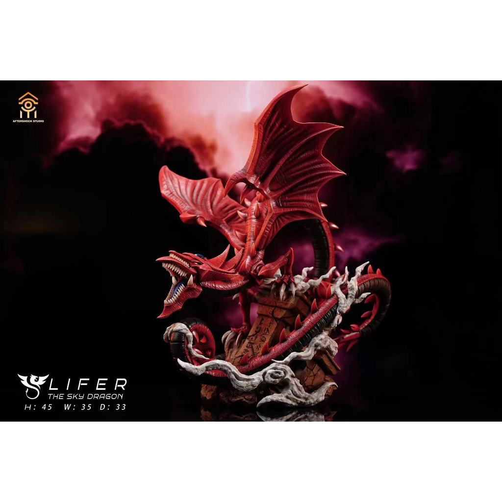 Aftershock Studio - Slifer The Sky Dragon Yu-Gi-Oh! Resin Statue GK ...