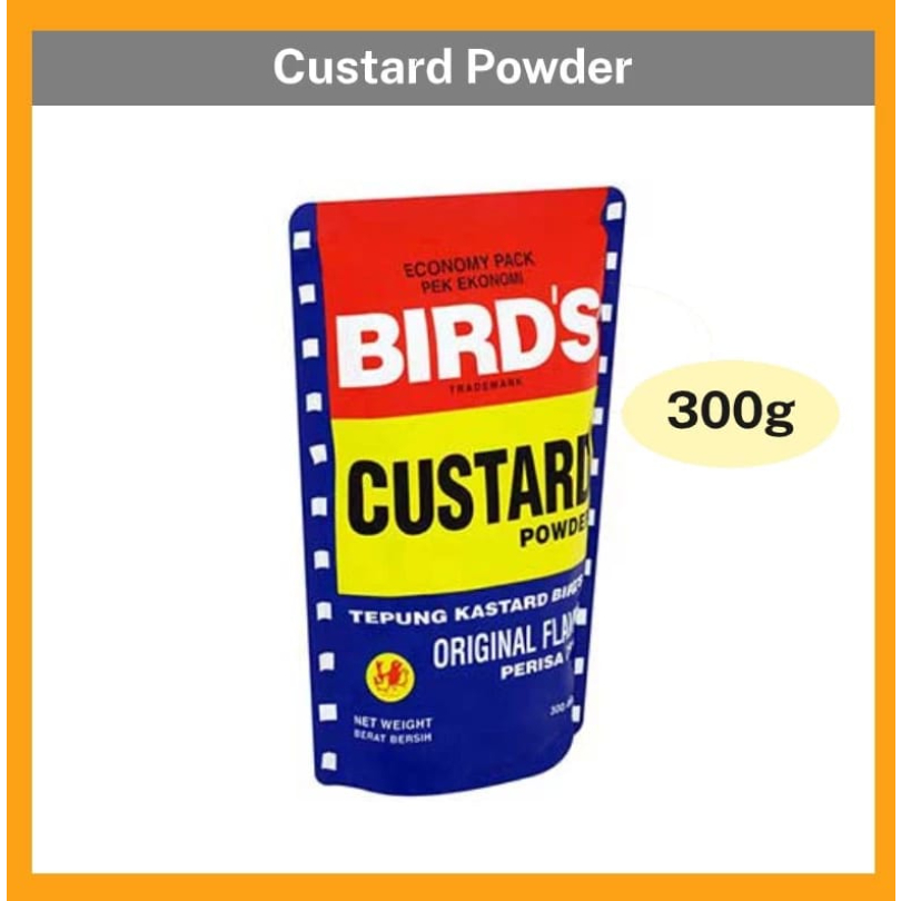 BIRD'S Custard Powder 300g Tepung Kastard 卡士达粉/蛋黄粉 (2595T) | Shopee ...