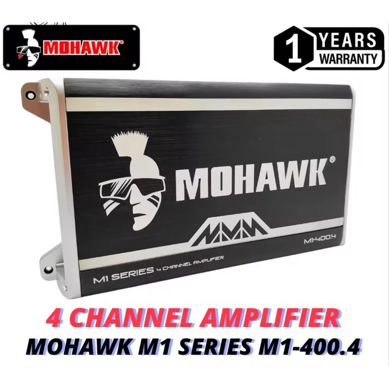Mohawk Car Audio M1 Series 4 Channel Amplifier**100%Original**Perodua ...