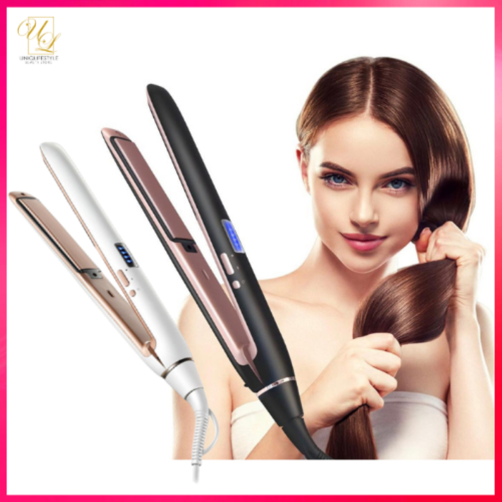 Hair Straightener 2 in 1 Professional/Fast Heating Iron/Curler /Catokan ...