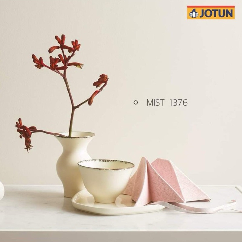 5L JOTUN MIST 1376 INTERIOR WASHABLE PAINT MAJESTIC SENSE / TRUE BEAUTY ...