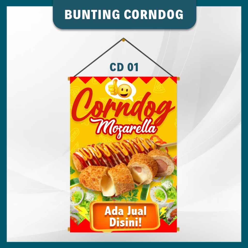 🔥HOT SALE🔥 BUNTING CORNDOG MALAYSIA | SIAP CEPAT & MURAH | Shopee Malaysia