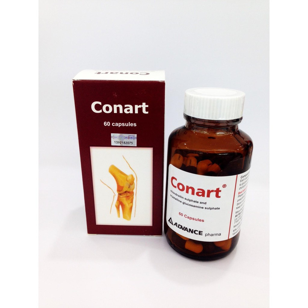 CONART [GLUCOSAMINE SULPHATE 250MG + CHONDROITIN SULPHATE 200MG] 60S/BOT | Shopee Malaysia