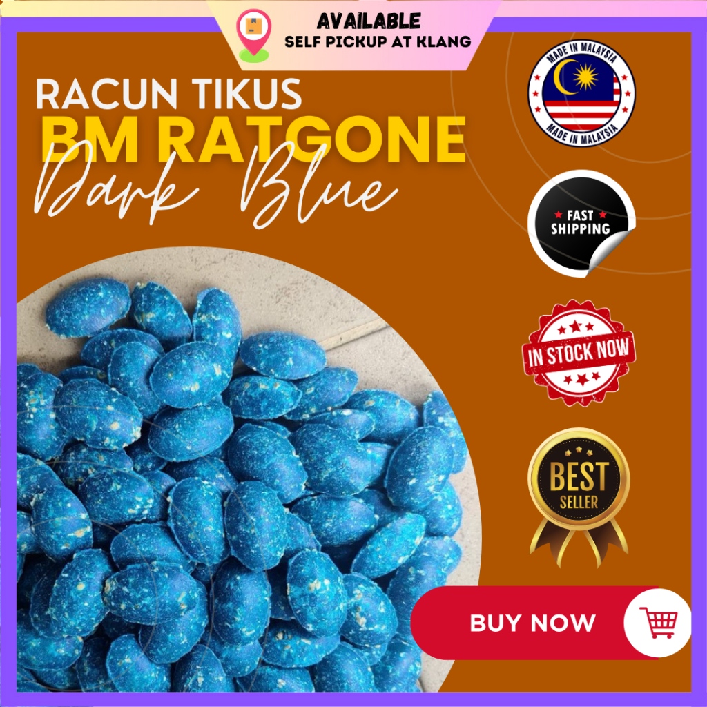 Rat Reaper BM RATGONE 50g penghapus tikus utama sistem pemusnah cepat ...