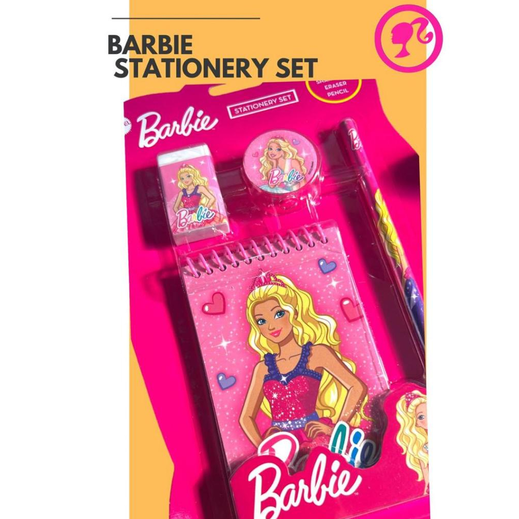 BARBIE STATIONERY SET | Shopee Malaysia