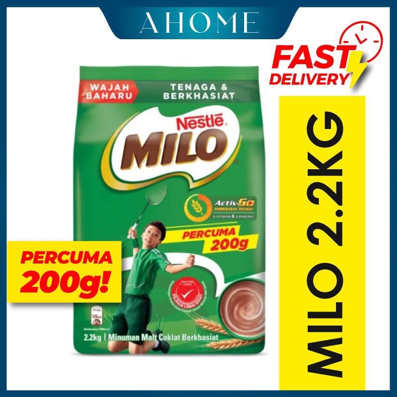 Nestle Milo Active-Go Drink Percuma 200g (2kg) | Shopee Malaysia