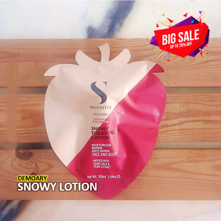 STRAWBERRY - SNOW WHITE SNOWY LOTION ORI 💯 | Shopee Malaysia