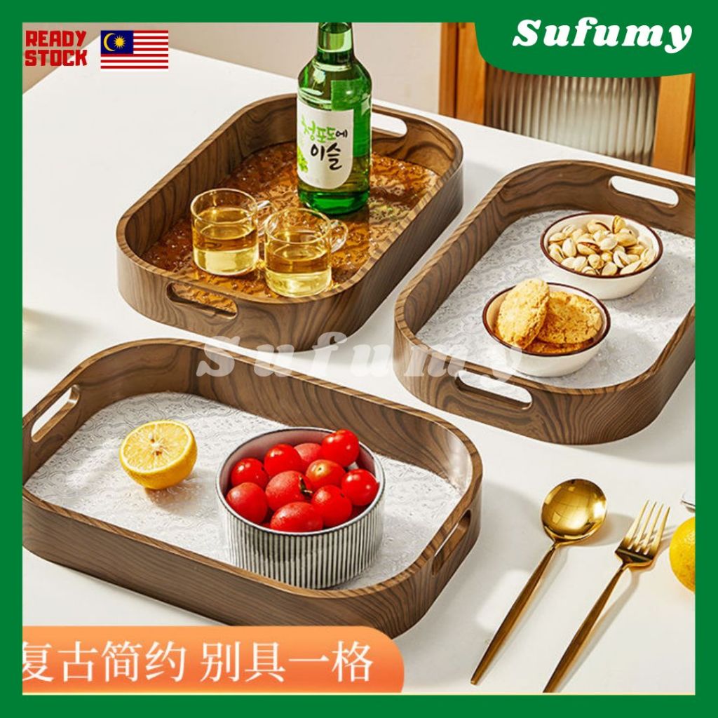 Modern Dulang Kuih Raya Tray Retro Begonia Flower Style Tray Dulang ...