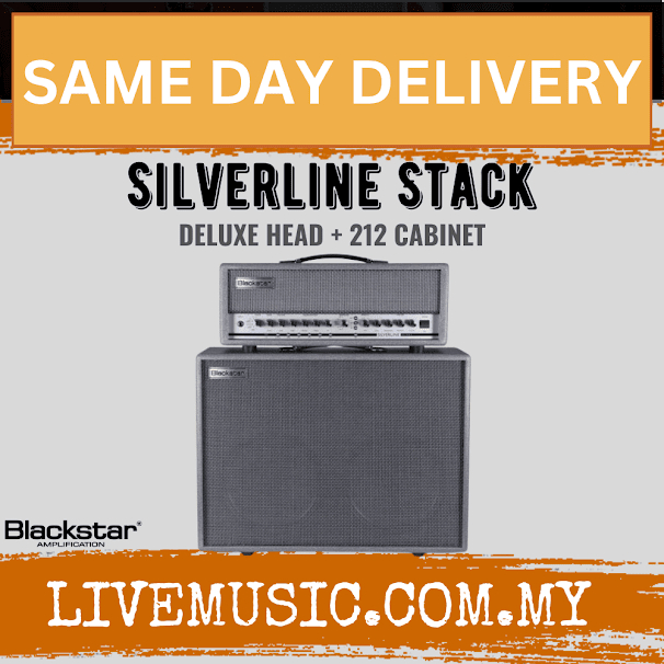 Blackstar Silverline Deluxe Head + Silverline Cabinet Stack - Guitar Amp ( SILVERLINE212CAB ...