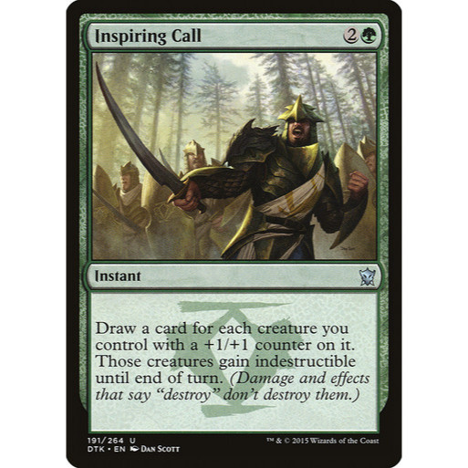 MTG MAGIC Inspiring Call Dragons of Tarkir English Non-foil | Shopee ...