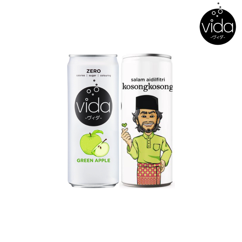 VIDA Zero Sparkling 325ml - Salty Lychee/ Minty Lime/ Original Citrus ...