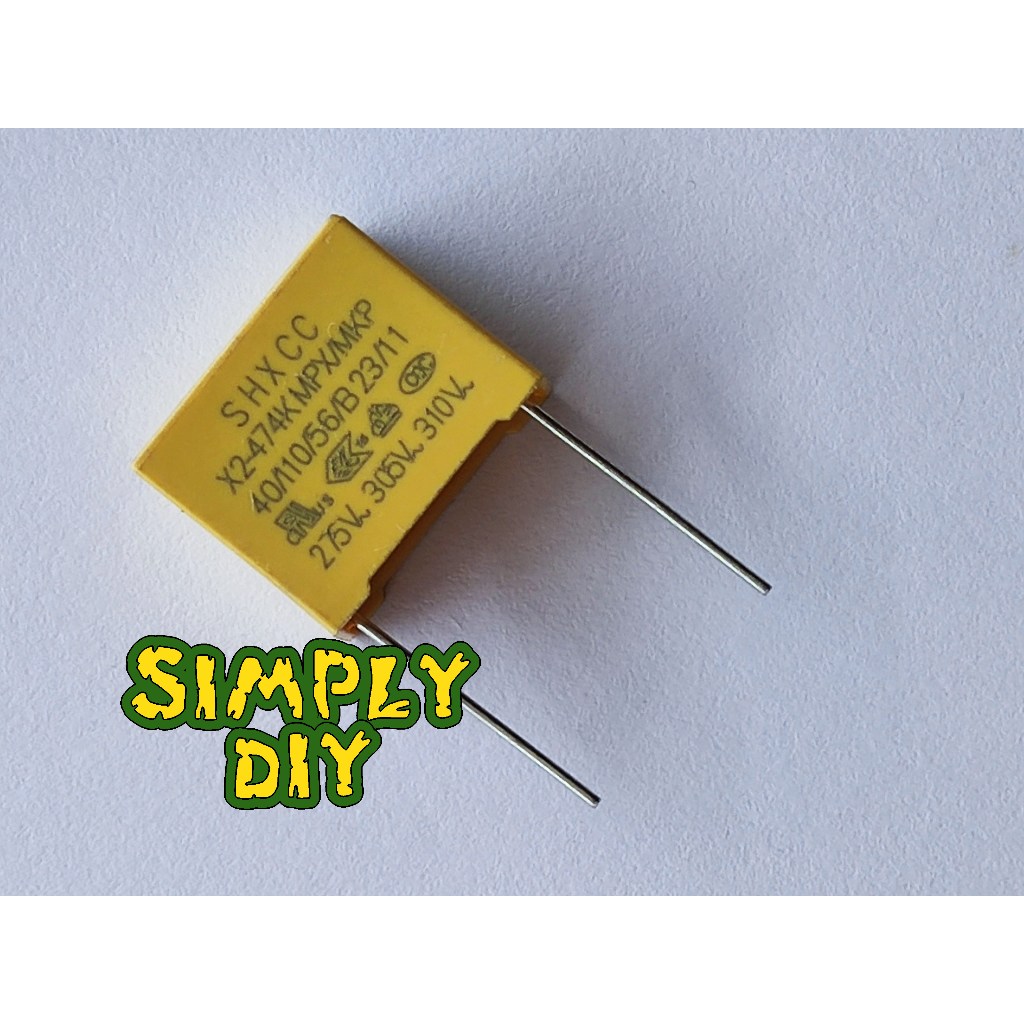 1pcs 275V X2 Pitch 15mm 0.47uF 470nF 474 Safety Capacitor 470-nF 0.47 ...