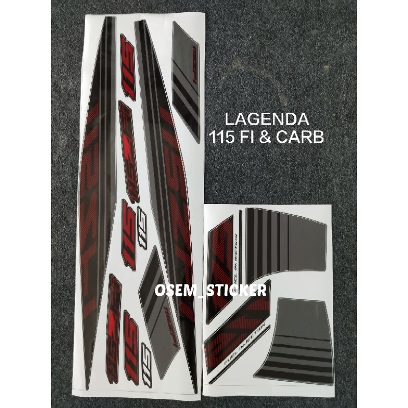 STICKER BATMAN SPORT BONUS/MR3/KRISS/EX5/EX5 FI/NOUVO LC/LAGENDA 115 ...