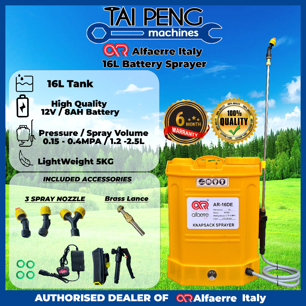 Battery Sprayer 16L and 20L ( Pump Racun Battery ) Pam Racun Bateri ...