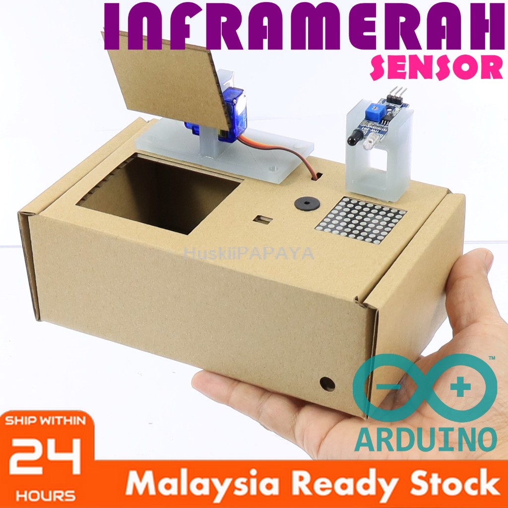 RBT Projek Tabung Saya atau Tong Sampah Automatik | SENSOR INFRAMERAH ...