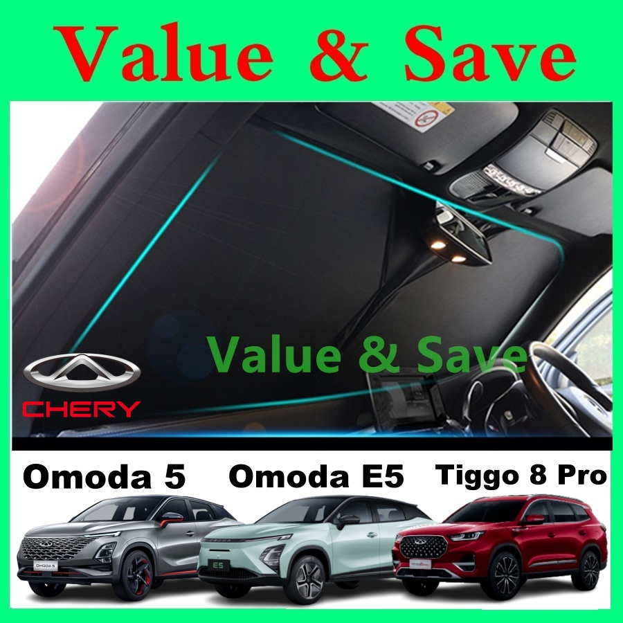 Chery Omoda 5 / E5 Tiggo 8 Pro Car Front Windshield Sunshade Custom Fit ...