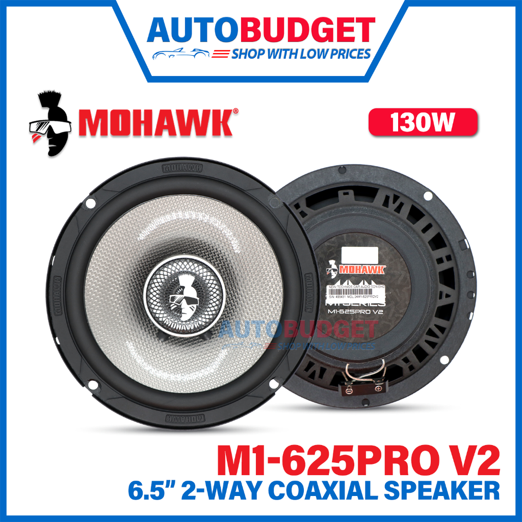 [New Model] MOHAWK M1-625PRO V2 6.5" M1 Series PRO V2 Car Speaker Mid ...