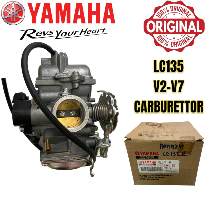 YAMAHA LC135 NEW 100% ORIGINAL HLY CARBURETOR ASSY / CARBURETER / CARBURETTOR KARBURETER V2 V3 ...