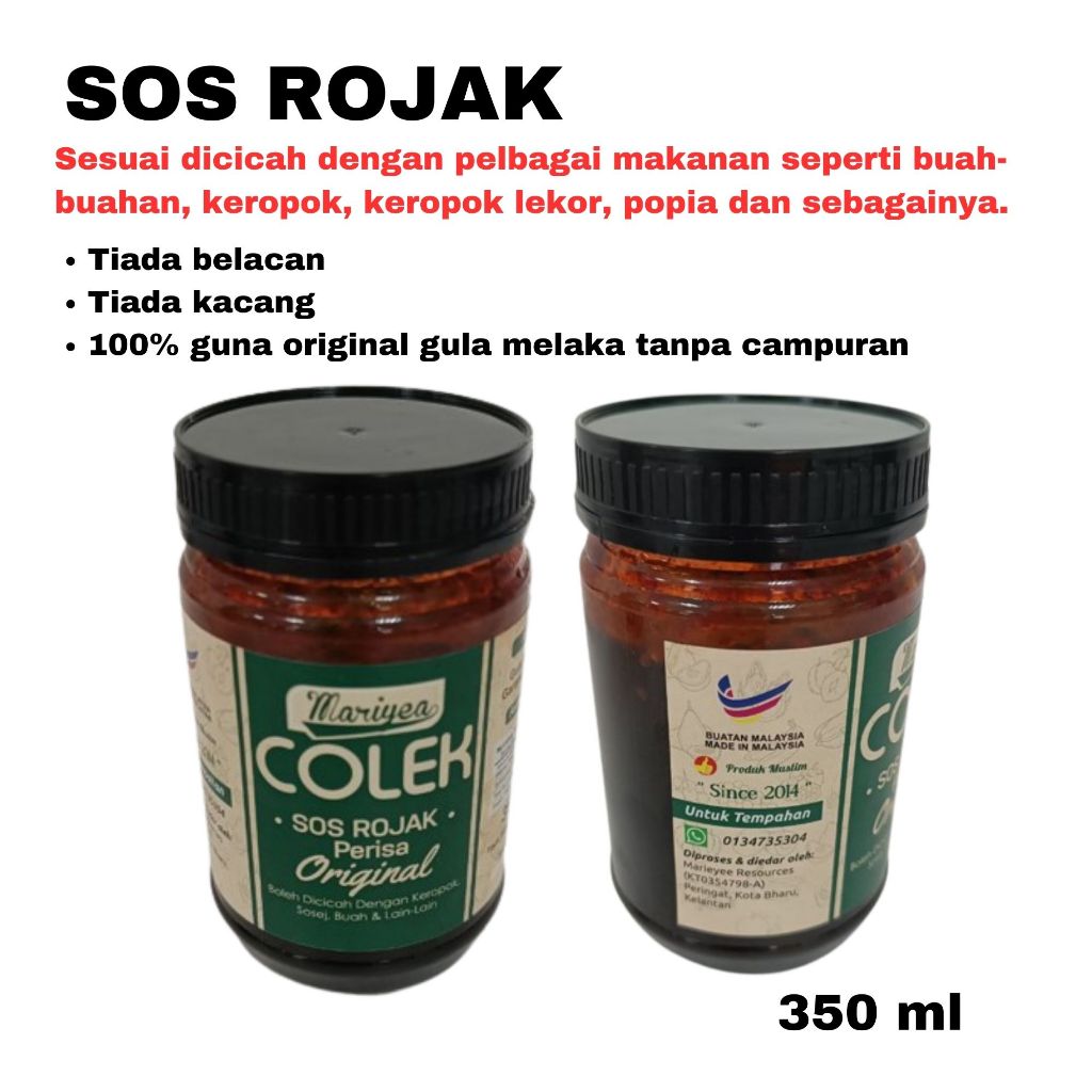Sos Rojak Pelbagai Guna | Shopee Malaysia