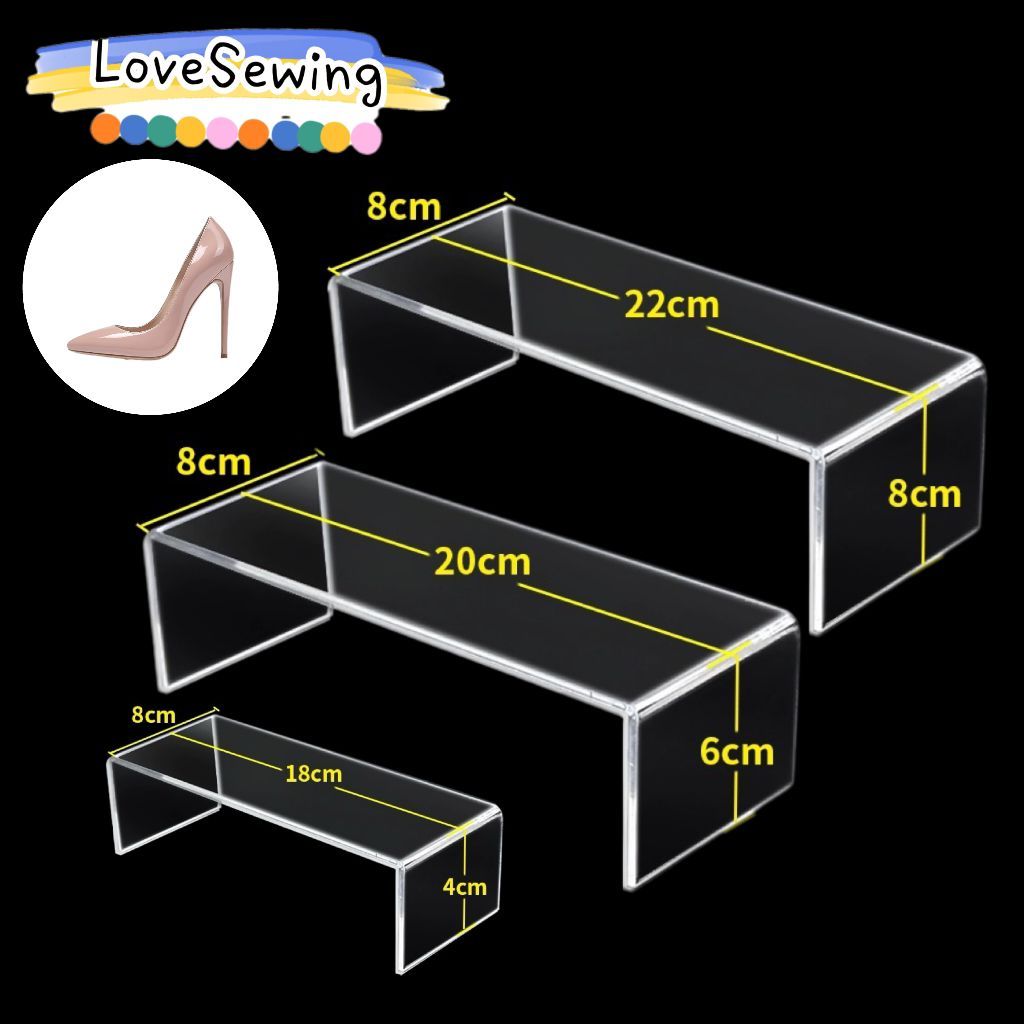 Acrylic U-Shape Display Stand, Shoes Display Stand Rack | Shopee Malaysia