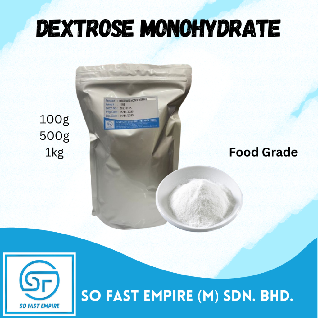 Dextrose Monohydrate (food grade) 100g/500g/1kg | Shopee Malaysia