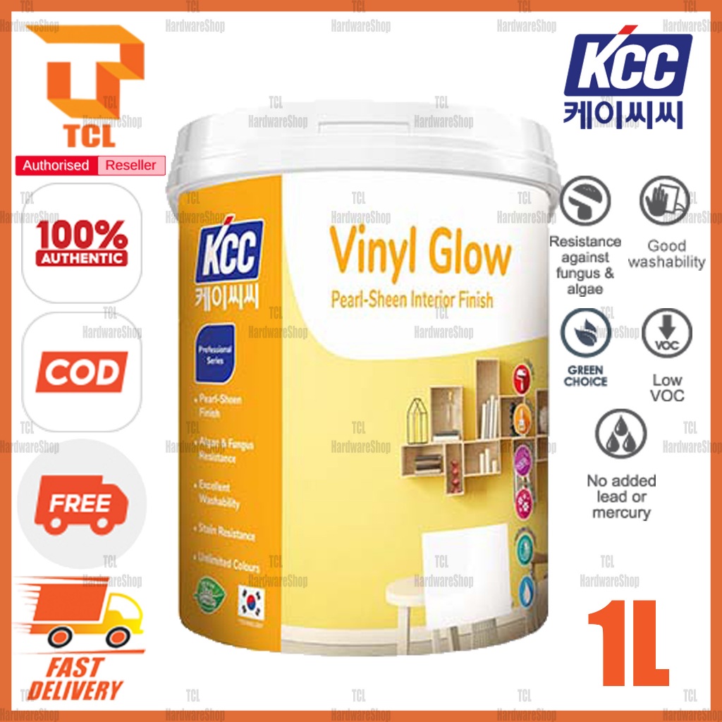 KCC VINYL GLOW CAT DALAMAN KILAT 1L [100% Original]3 | Shopee Malaysia