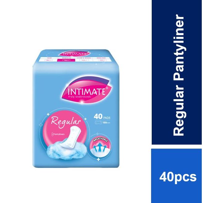 Intimate Regular Pantyliner 40s | Shopee Malaysia