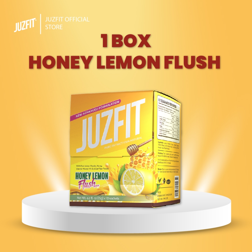 JUZFIT HONEY LEMON FLUSH DETOX FIBER | Shopee Malaysia