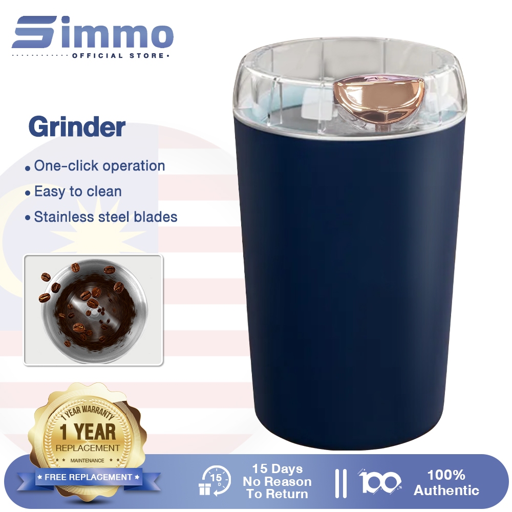 Simmo Portable Electric Grinder Large Capacity Coffee Bean Grinder ...