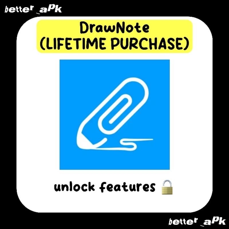 DrawNote (LIFETIME PURCHASE) | Shopee Malaysia