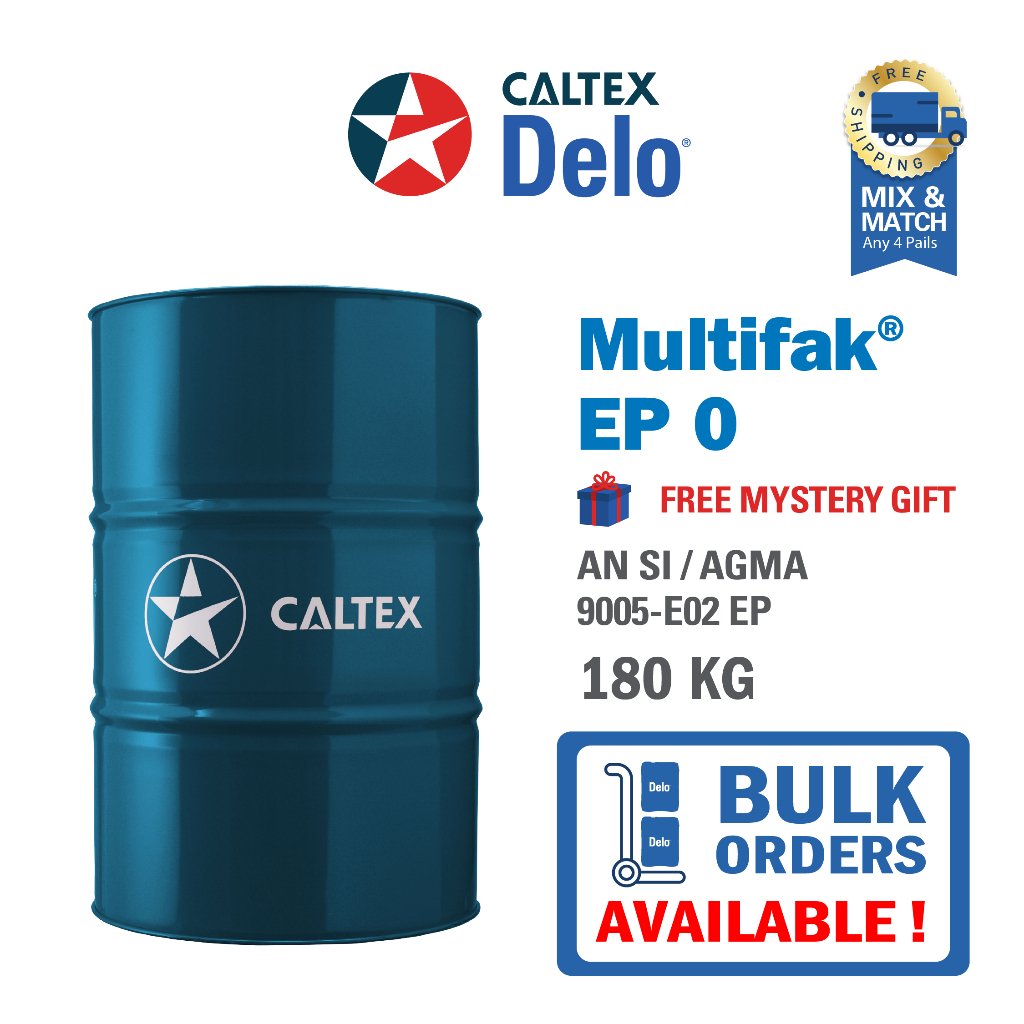 Caltex Multifak EP 0 Industrial Grease (180kg) | Shopee Malaysia