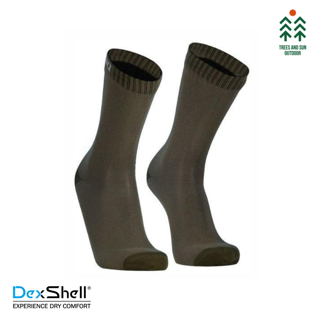 DEXSHELL Ultra Light Thin Crew Waterproof Sock for Trail Running Hiking Leech Proof Sock DS683 ...