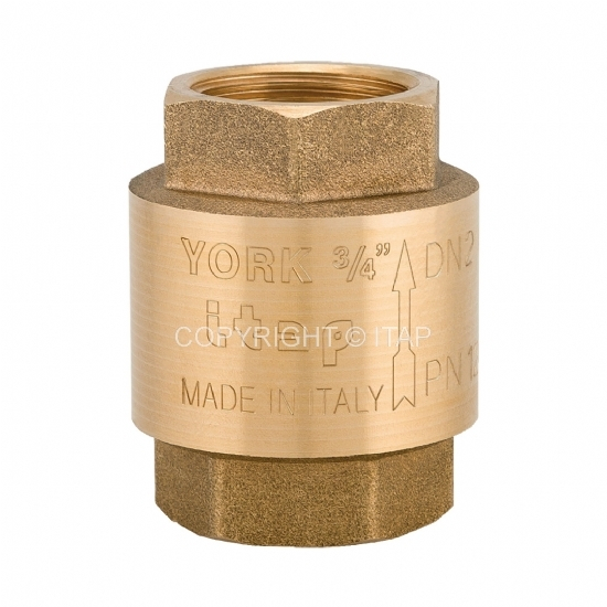3'' & 4'' ''YORK'' BRASS NON RETURN CHECK VALVE ( MADE IN ITALY ...
