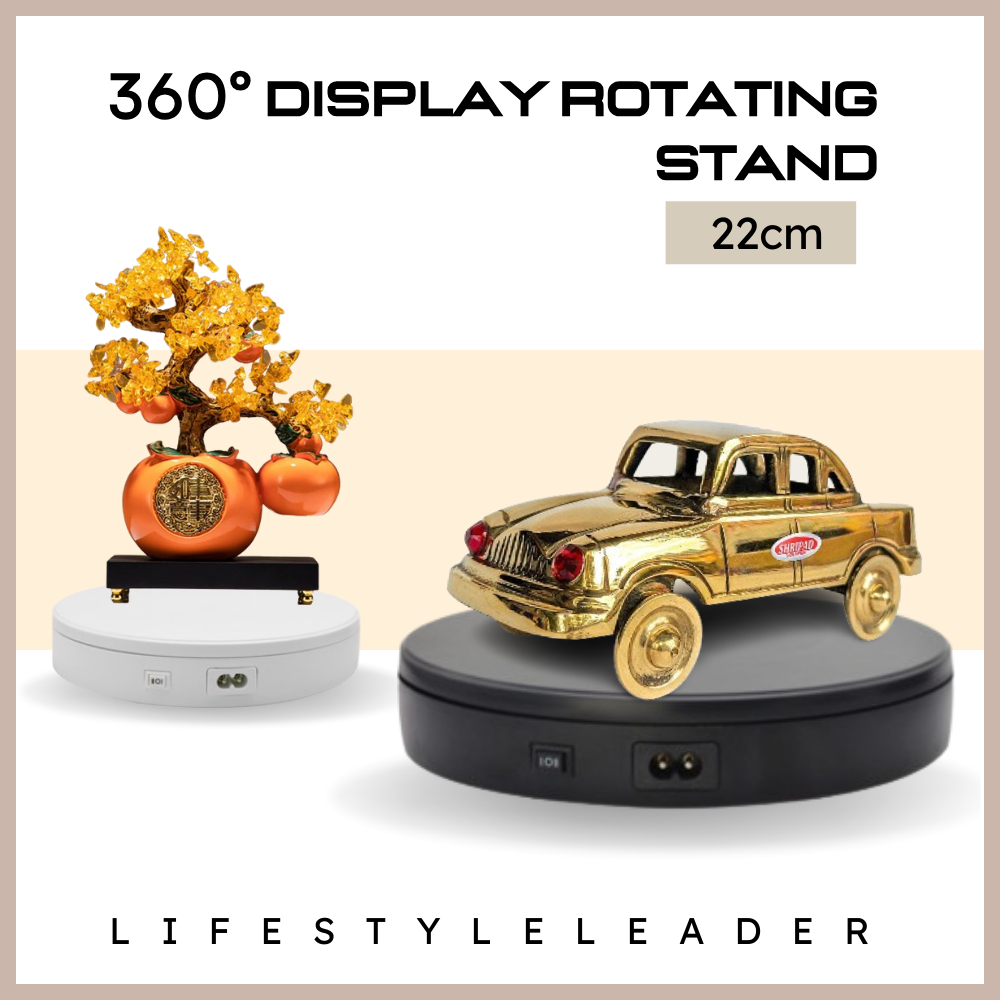 22cm Rotating Display Stand Product Rotation Display 360 Electric ...