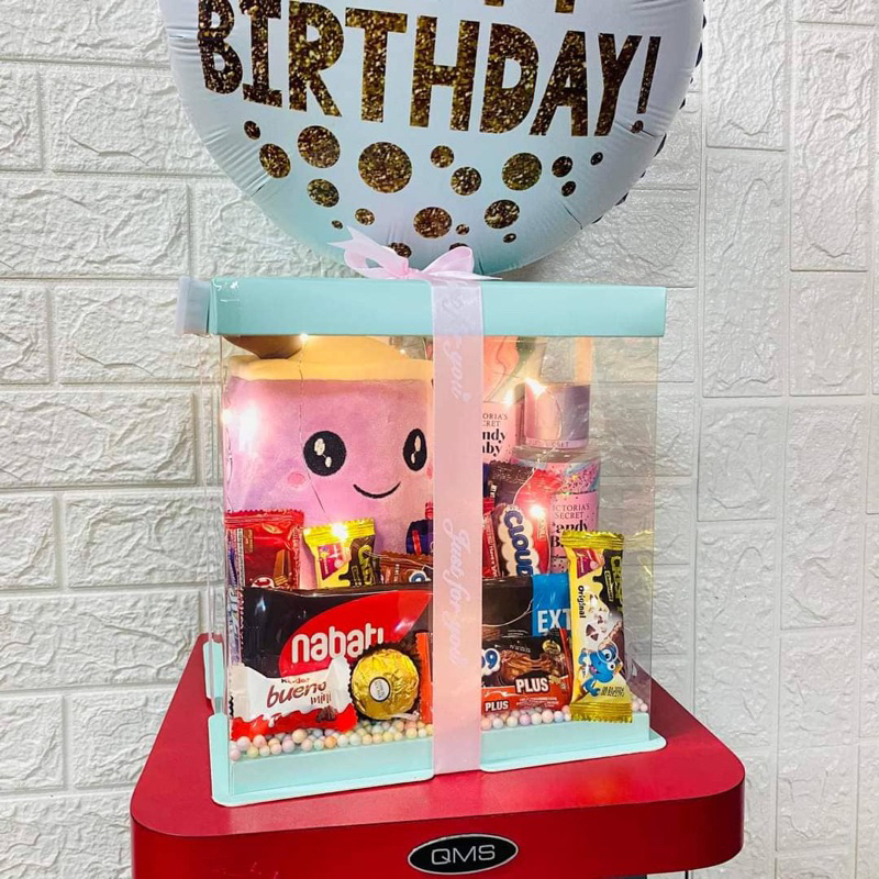 Gift Box Hadiah Murah Boba Gift Transparent Murah Termurah Birthday ...