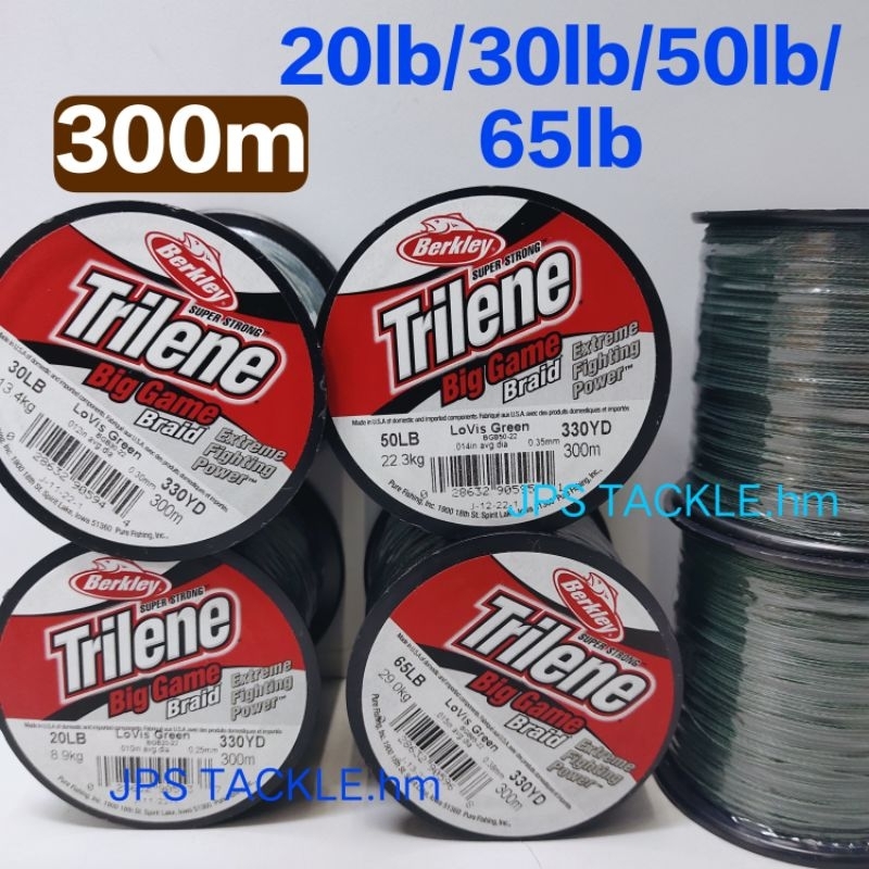 Berkley Big Game Trilene braid line 300m super strong line berkley ...