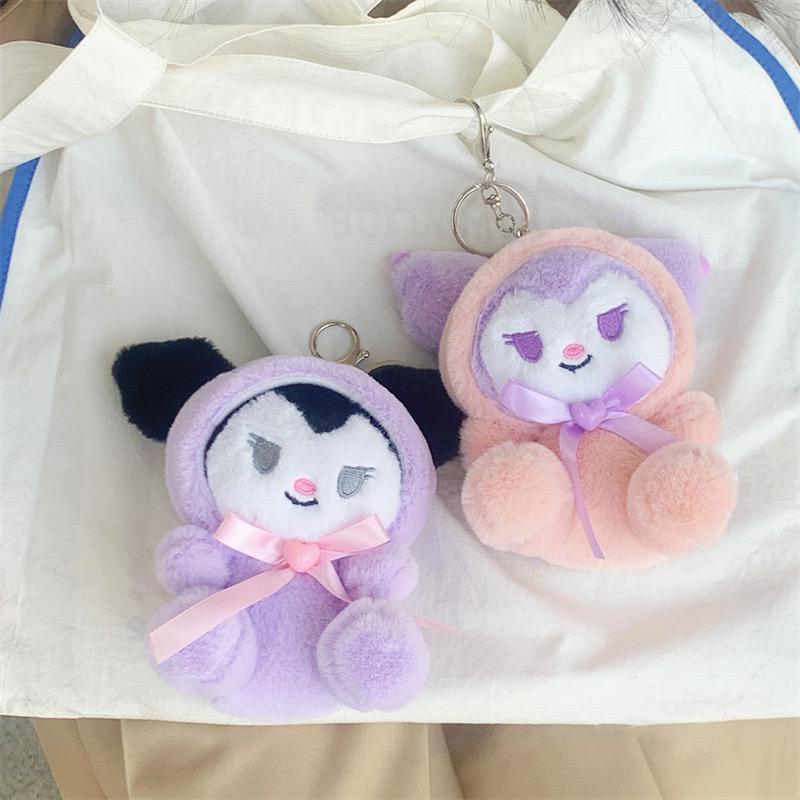 STOK SEDIA ADA Sanrio Kuromi KeyChain Cute Doll Girl Plushies Bag ...