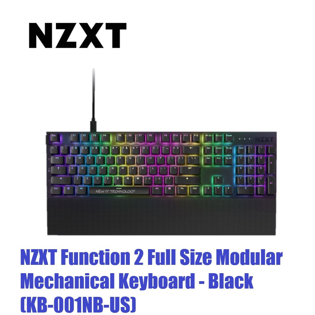 NZXT Function 2 Modular RGB Mechanical Gaming Wired Keyboard [ Full ...