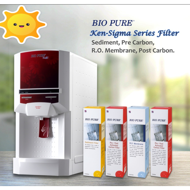 Elken Bio Pure Sediment / Carbon EKSP2 /Membrane EKSF3 Filter Set ...