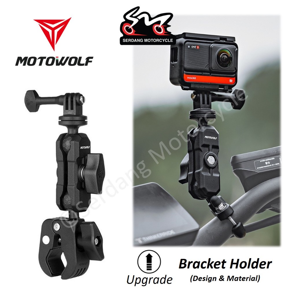MOTOWOLF MDL3532 Dashcam Camera GoPro Mount Dash Cam Pemegang Kamera ...