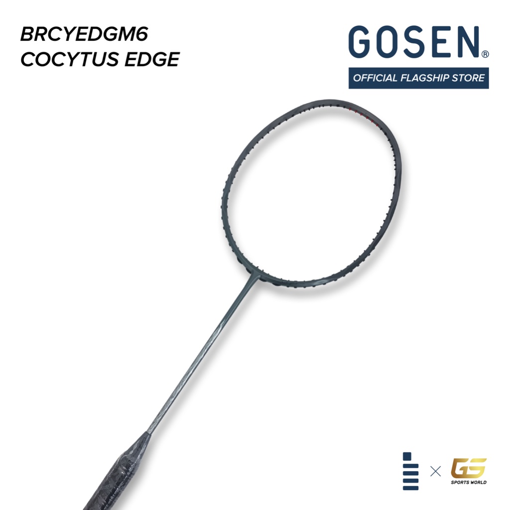 GOSEN Badminton Rackets COCYTUS EDGE - 4U/G6 (Max 30 lbs) - Light Head ...