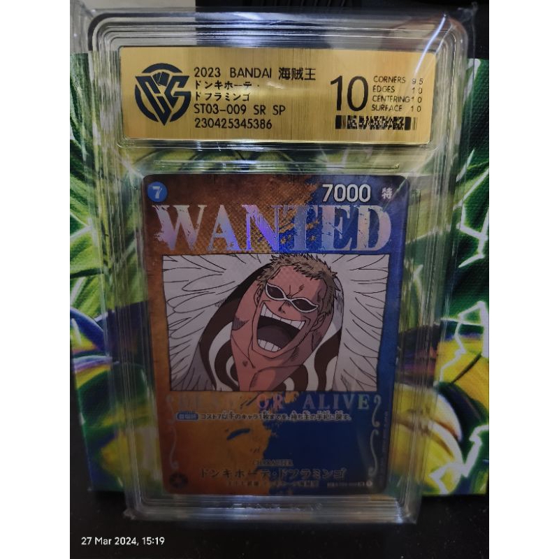(Ori)One Piece Card Game Wanted SP SR ST03-009 Donquixote Doflamingo | Shopee Malaysia