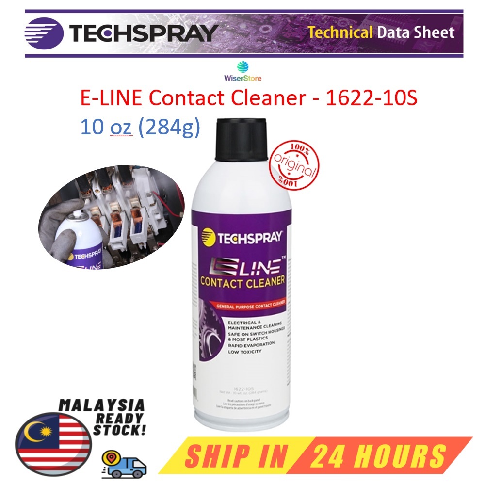 [CLEARANCE] E-LINE Contact Cleaner - 1622-10S - 10oz (284g) | Shopee Malaysia
