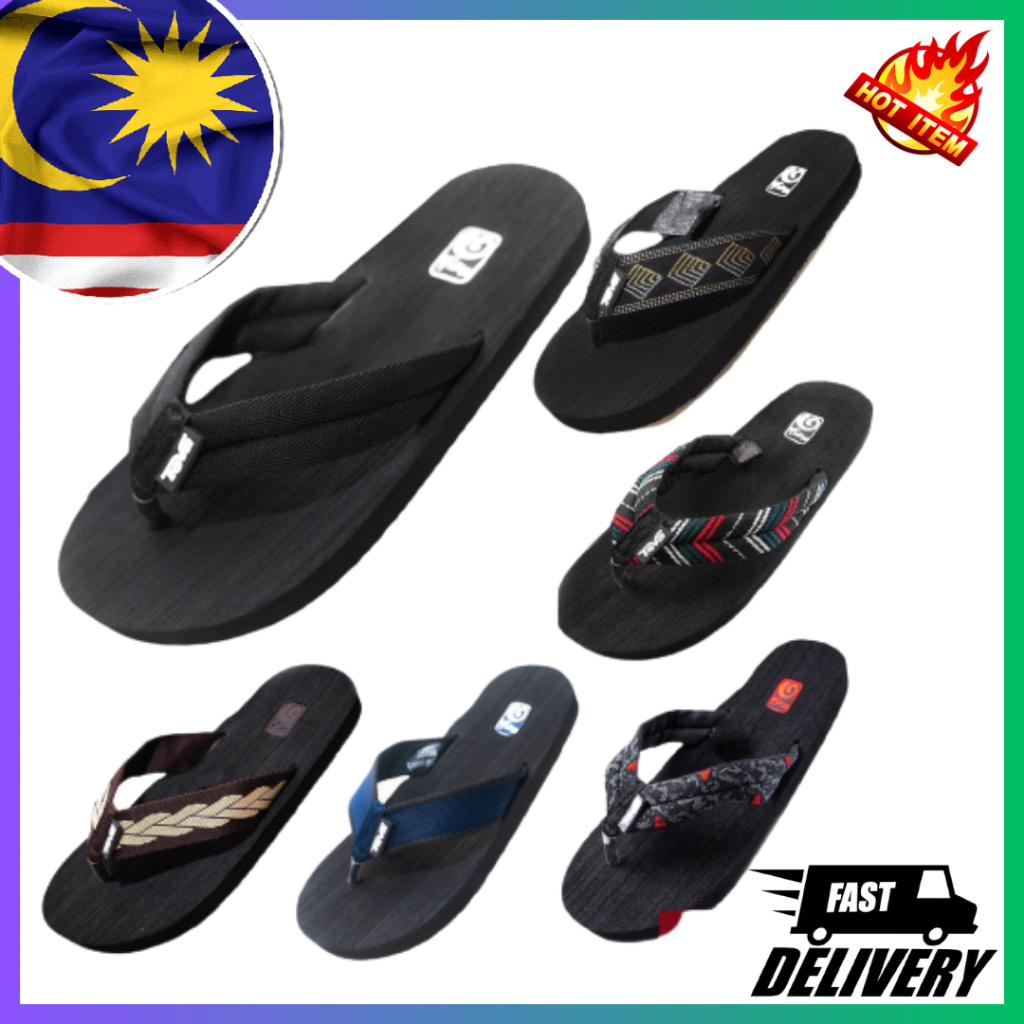 Sandal Tapak Rata / Sliper Lelaki / Teva / Selipar Unisex / Sandal ...