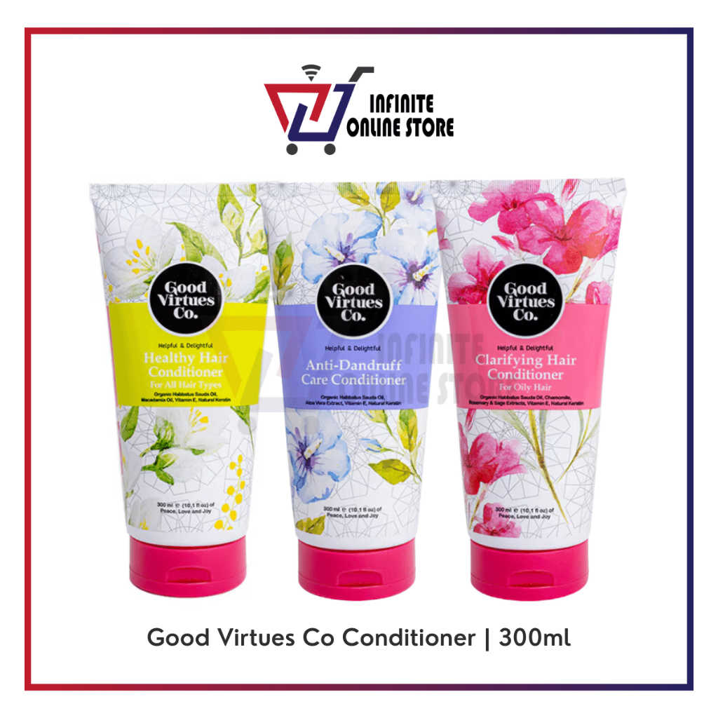 GOOD VIRTUES CO Conditioner (300ml) ( Clarifying Hair / Anti-Dandruff ...