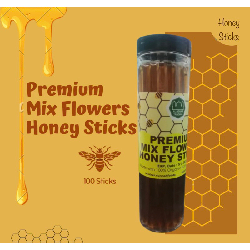 Mixed Flower Honey | Egyptian Organic Mixed Flower Honey Sticks | Madu ...