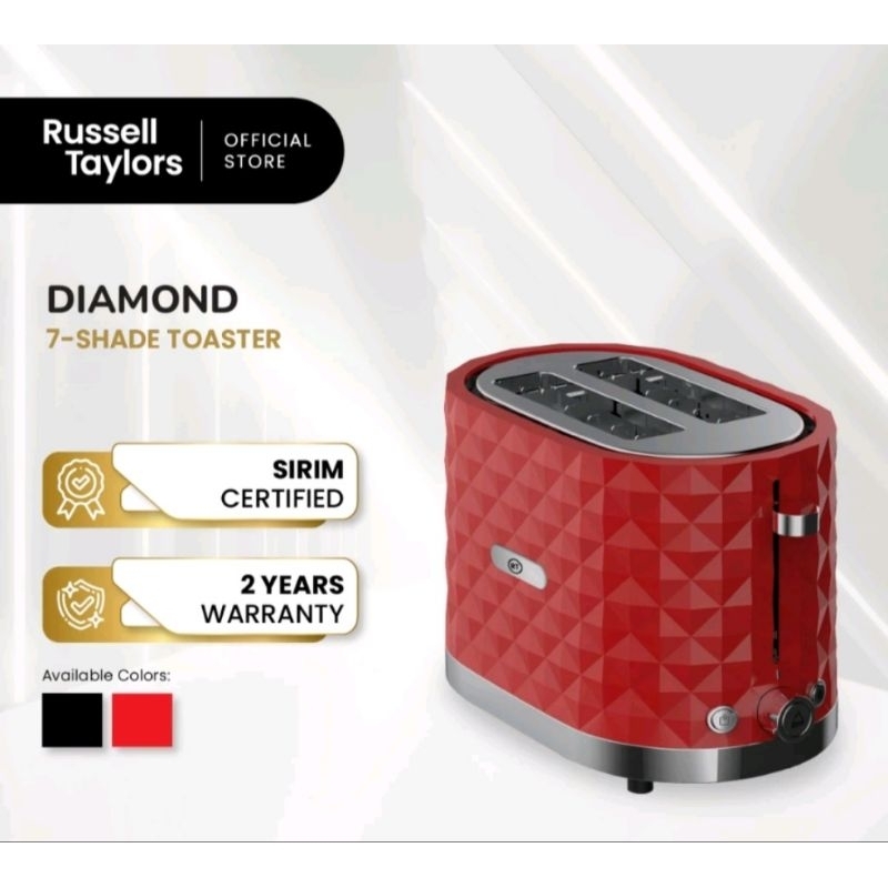 Russell Taylors Diamond Toaster 1000w | Shopee Malaysia